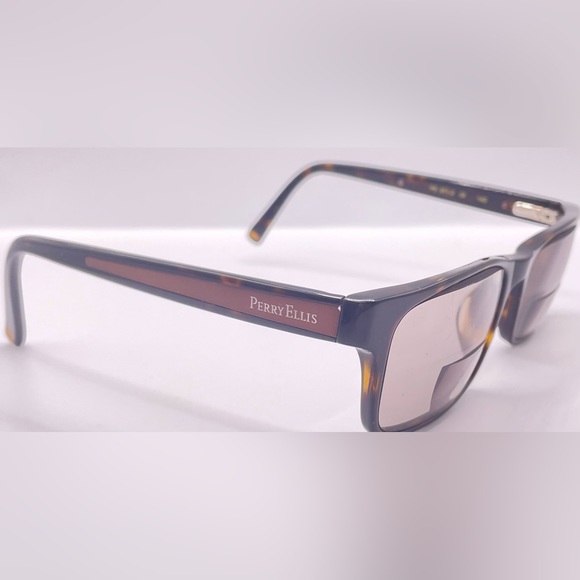 Perry Ellis | Accessories | Perry Ellis Pe 97e Brown Rectangular ...